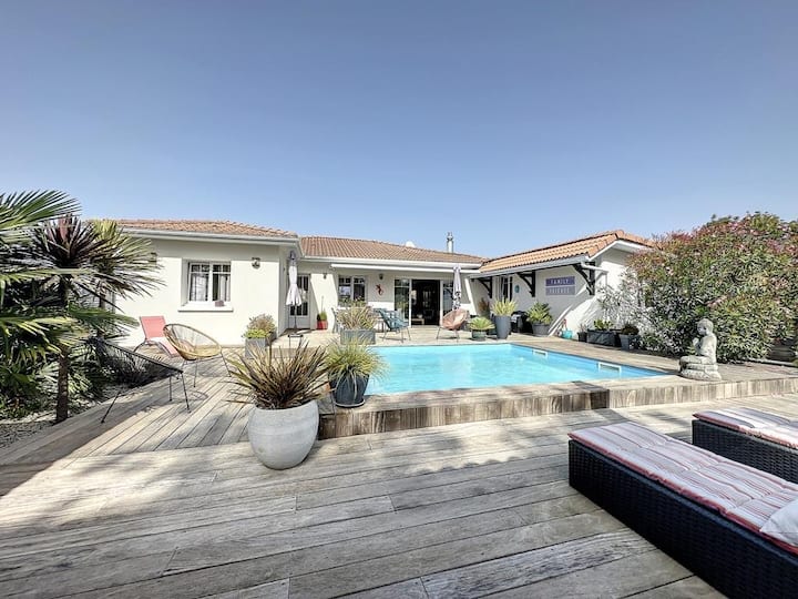 Villa Nolaene | Bassin D'arcachon | 9p | Pool - Bassin d'Arcachon
