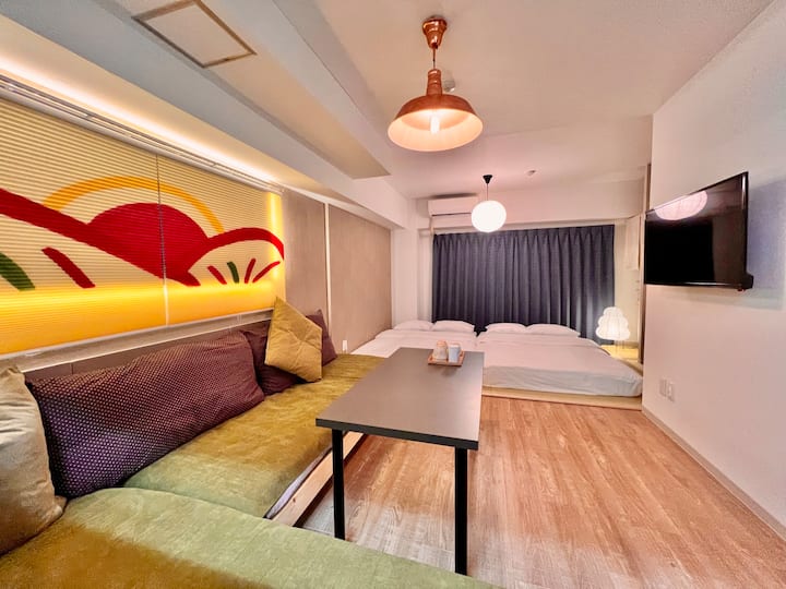 浅草寺3分 浅草駅6分 開放畳寝室 2-6人 スカイツリービュー 駅近 成田空港直通&羽田空港直通 - Ueno