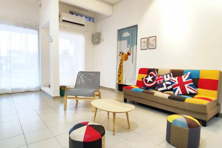 Minimaliste @Ipoh Garden, 2 Min To Stadium 5br5br - Ipoh