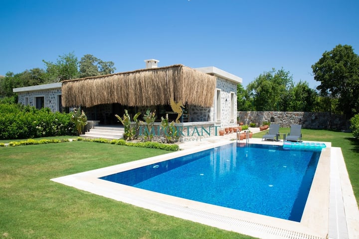 Bd4142-bodrum Derekoy 3bedroomed Villa With Pool - Akyarlar