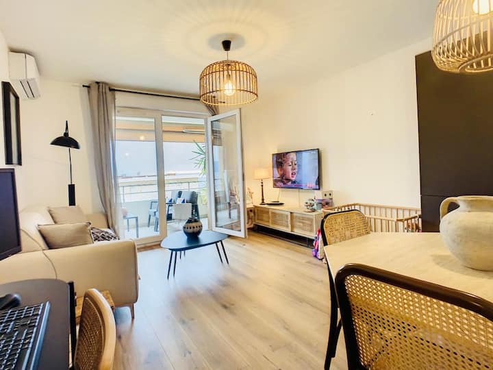 Bel Appart 56 M² Terrasse Début Des Sanguinaires - Ajaccio