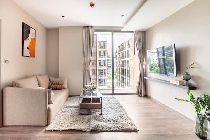 2房2厅2卫-泳池公寓/素坤逸/家庭度假/高端商场 Bts Thonglor, Ekkamai - Bangkok