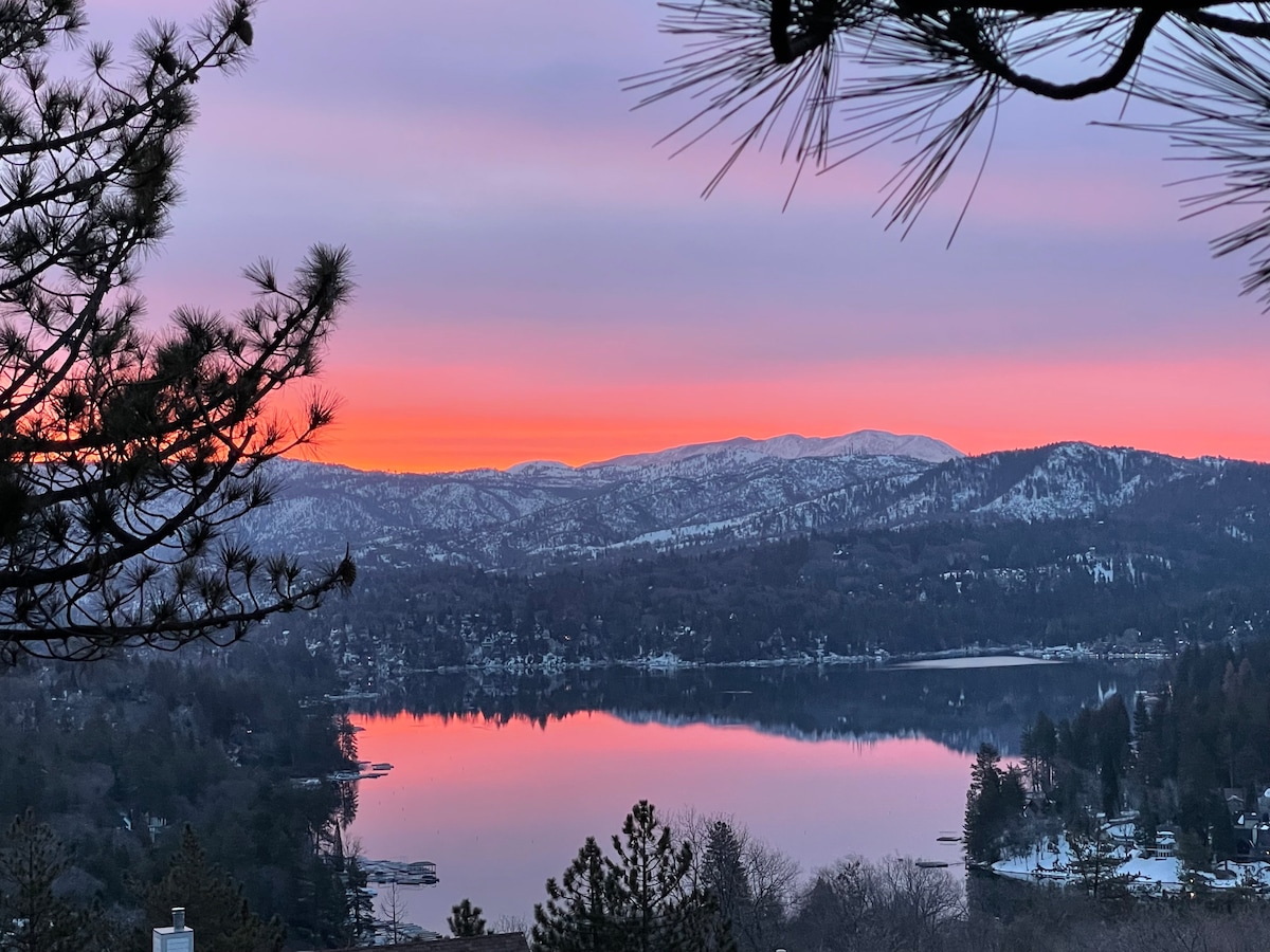 Lake Arrowhead cabin-lake and mountain Views!w/A/C - Cabins for Rent in ...