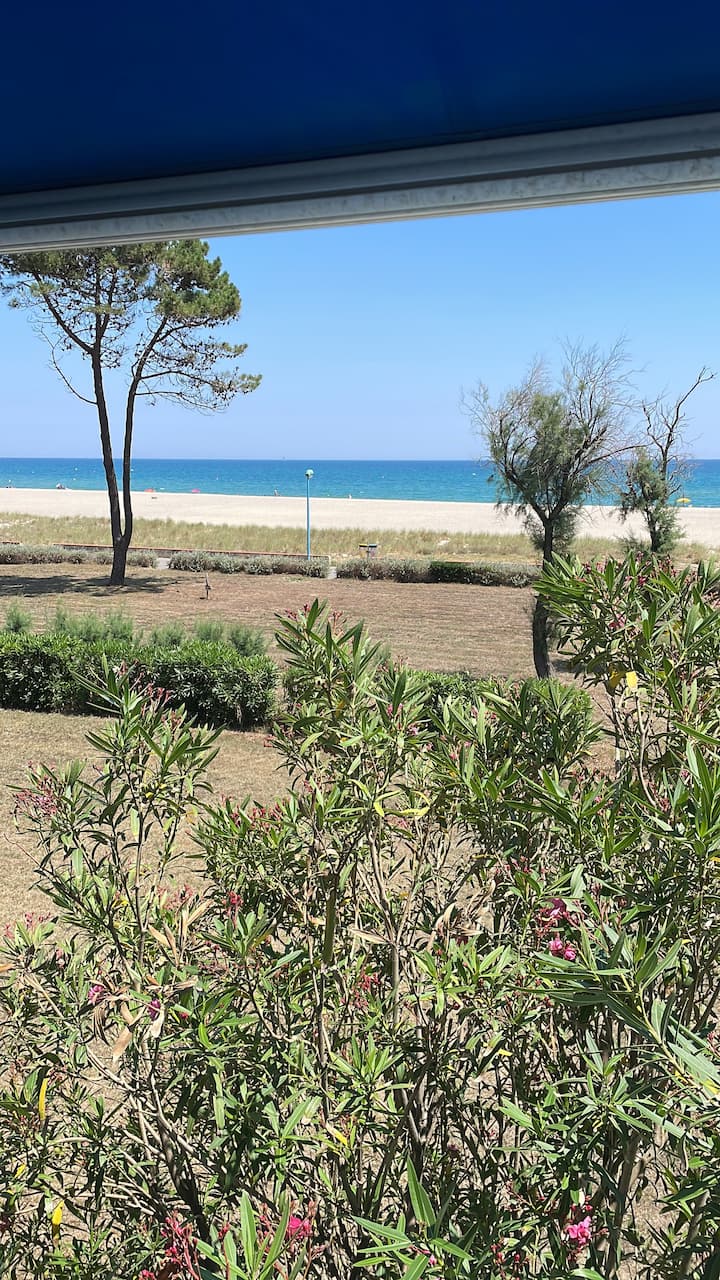 T2 Plage Vue Sur La Mer - Saint-Cyprien