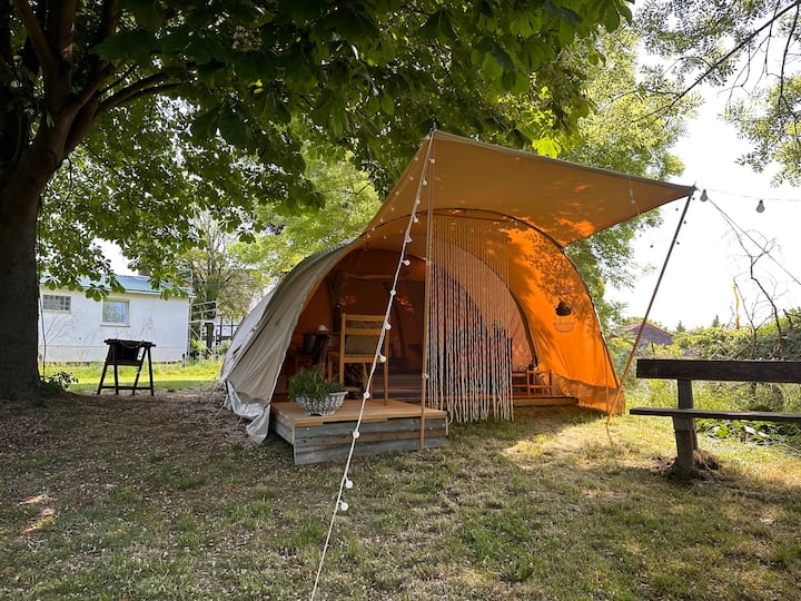 Comfortable Glamping Tent With A View Of The River - Germany