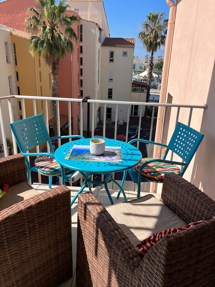 Centre Port, Clim, Piscine, Parking, Port A Pied - Agde