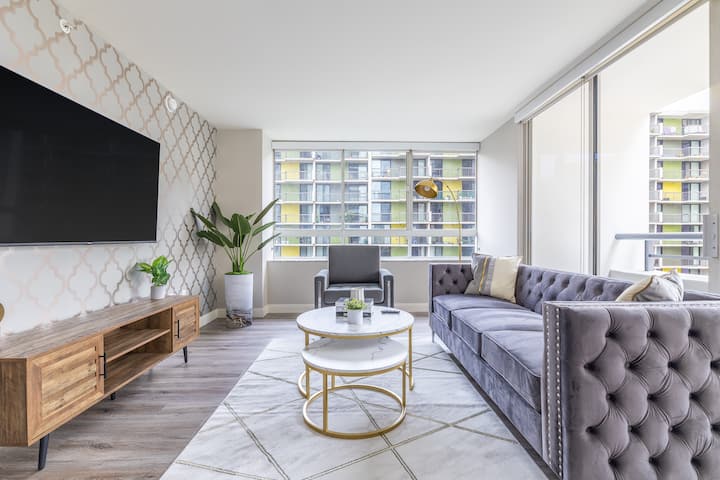 Chic Luxury Condo In Dtla | Corner Unit, Gym, Pool - 洛杉磯, CA