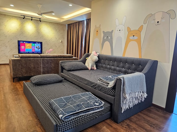 Luxurious 3br2ba 10pax Jazz Suites 1 Vivacity 51 - Kuching