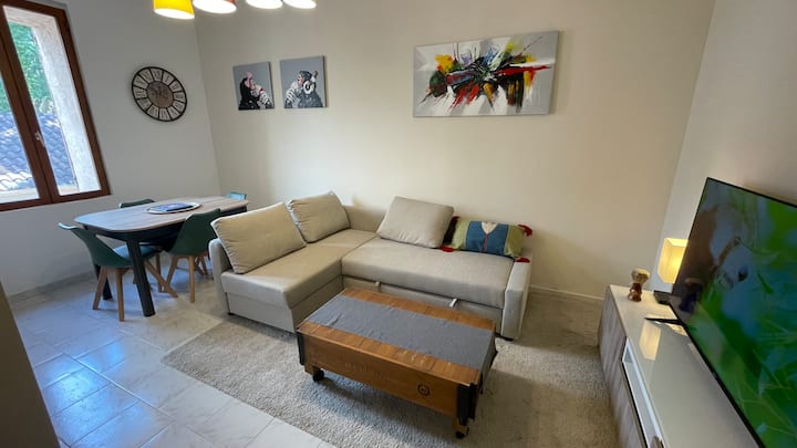 Appartement Climatisé Avec Balcon Sur Jardin - Toulon