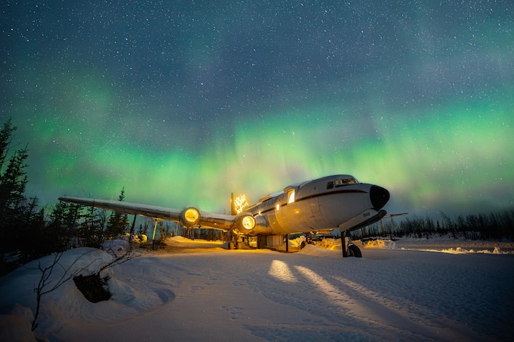 DC-6 Airplane House - Houses for Rent in Wasilla, Alaska, United States ...