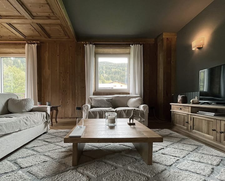 Chalet Style Apartment 150m From The Olympic Piste - Bormio