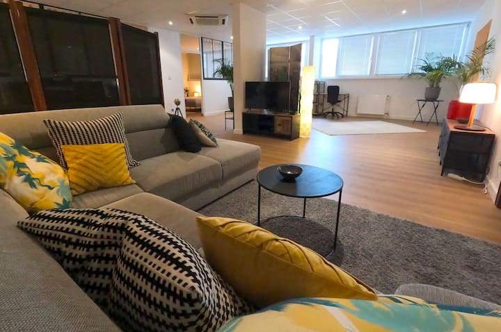 Loft Très Spacieux, 178m2 Avec Parking Privé - Strasbourg