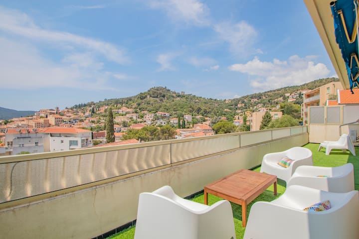 Le St Antoine-luxueux - Vue Incroyable Avec Clim - Carqueiranne