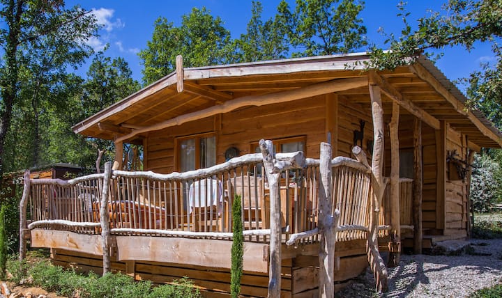 Chalet Sur Camping / 3 Chambres - Saint-Antonin-Noble-Val