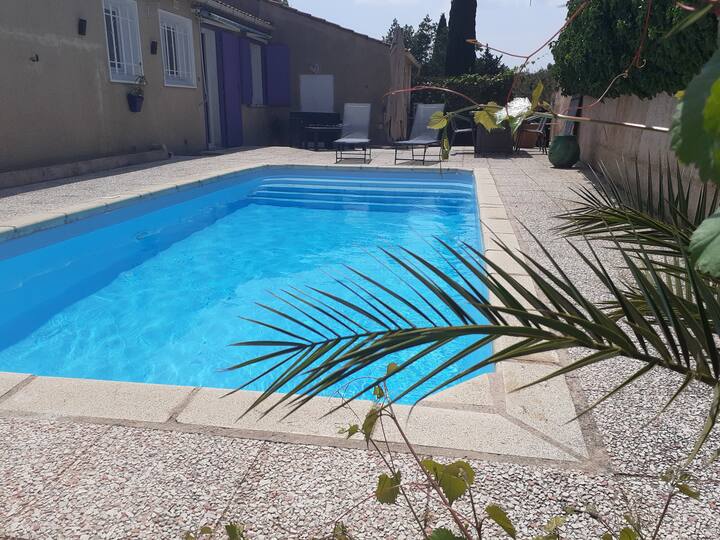 Maison  Piscine 4 Pers 2 Chambres Chez L'habitant - Hyères