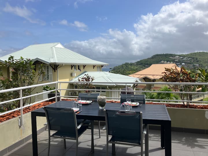 Le Philéas - 1ch - 2p - Spacieux & Chaleureux - Les Anses-d'Arlet