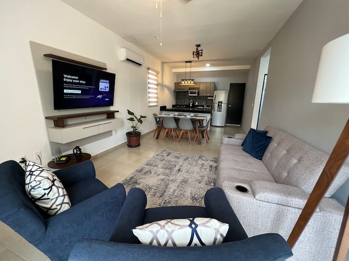Beautiful And Cozy 2/2 Condo 20 Mins From Airport - Puerto Morelos