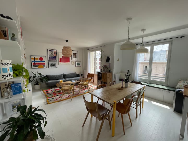 Sunny Apartment | Canal Stmartin - Bastille