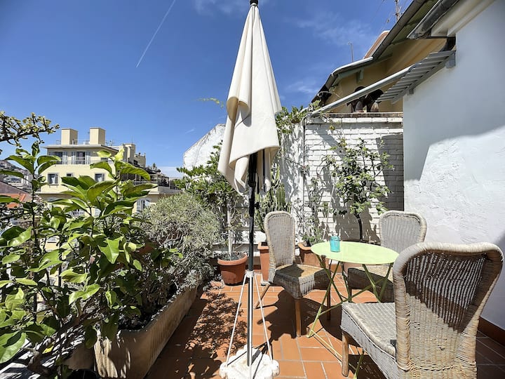Studio Dernier éTage - Superbe Terrasse - - Nice