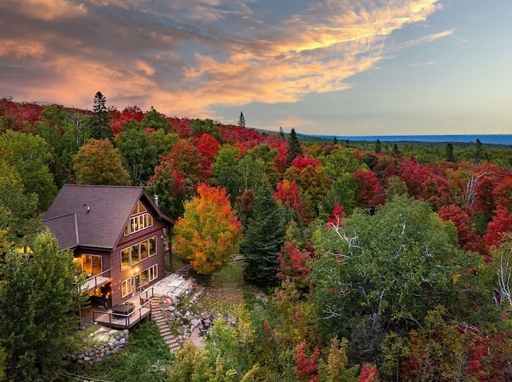 Loretta's Lodge: Superiorviews+sauna+8 Beds+ski - Lutsen, MN