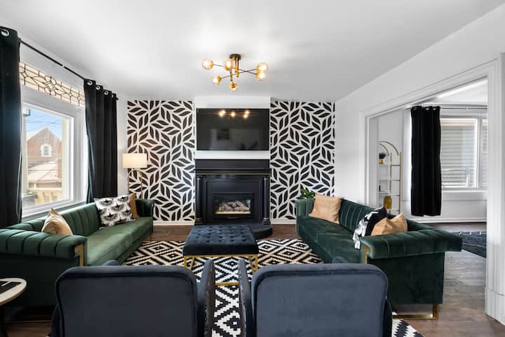 Mt. Washington, Luxe, Family Stay, Near Downtown - Pittsburgh, PA