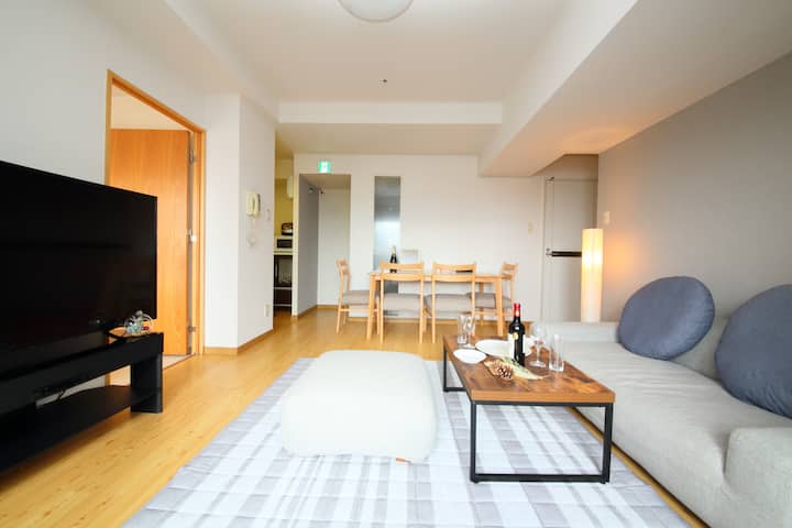 市内中心部コンドミニアム2ldk*wi-fi/ニセコ/キロロ/温泉/ベース基地 - Sapporo