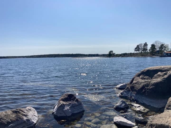 Fin Och Med Charm, Bo Nära Bad - Sandhamn