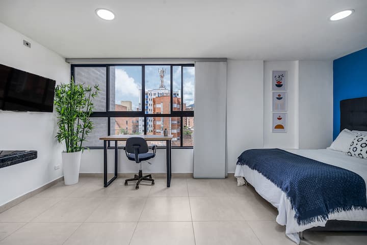 Best Price  1br  Apartment With Wifi/tv 401 - Medellín