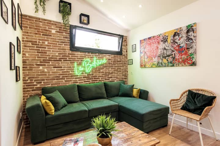 Bel Appartement Rénové à Thème - La Bohème - Hyères