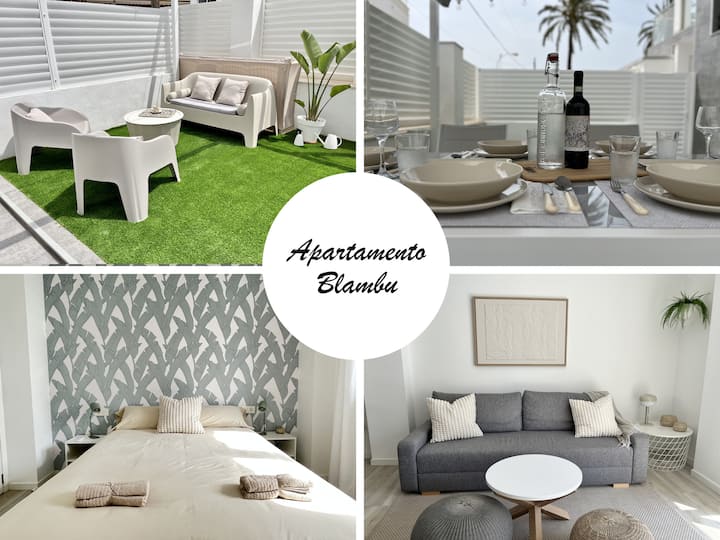 2-bedroom Apt By The Beach With Private Garden - Castellón de la Plana