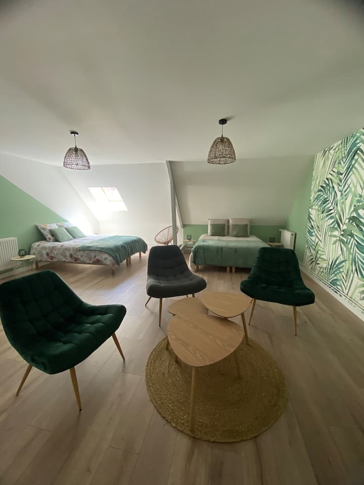 Chambre Privée "Emeraude" - Nogent-le-Rotrou