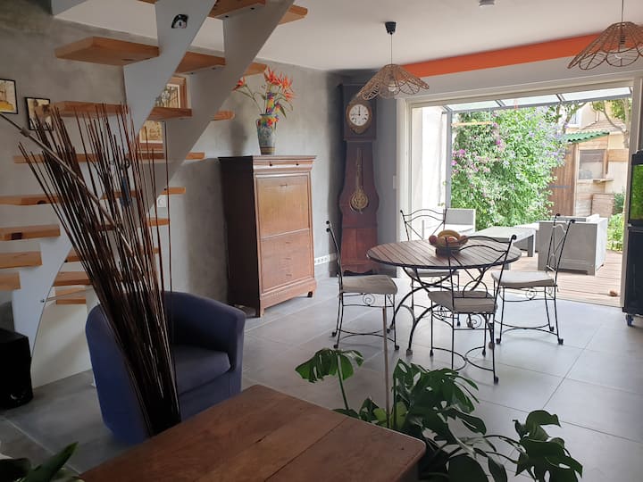 Maison 3 Chambres, 3 Lits 2 Places, Climatisation - Frontignan