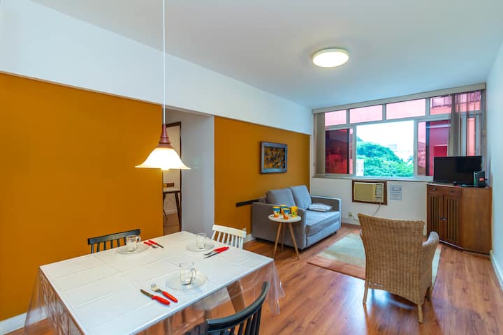 Apt 1km Du Pain De Sucre Avec Parking Et Buanderie - Rio de Janeiro