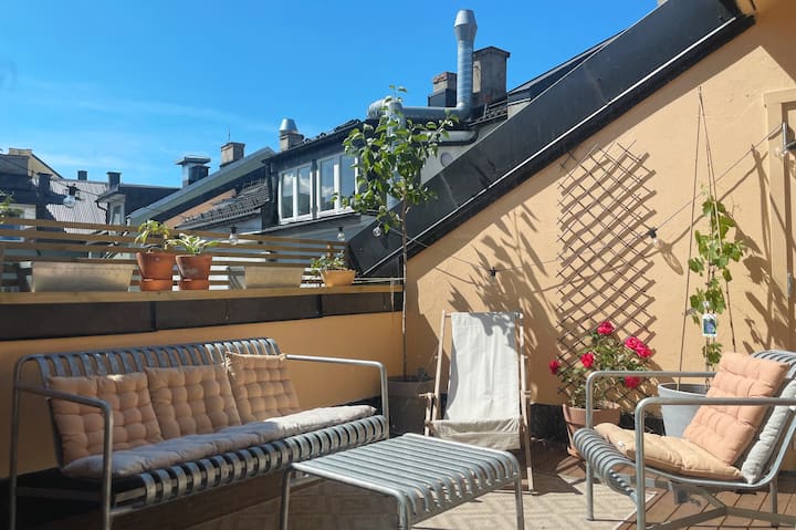 Nydelig Og Sentral Loftsleilighet Med Stor Balkong - Oslo