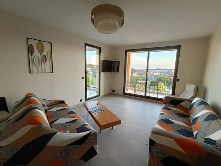 Les Balcons - T3 De 73m2 Vue Mer - Bandol