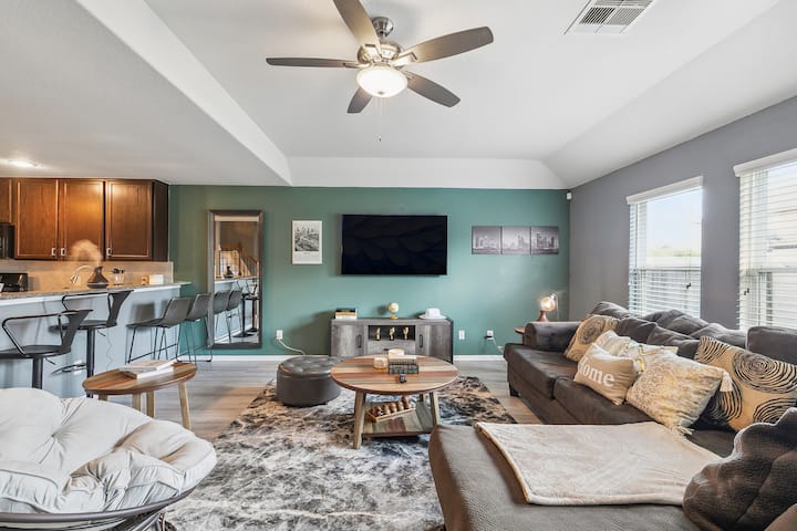 7min From Iah @Houston Luxury 4br W/ Patio - Houston George Bush Airport (IAH)