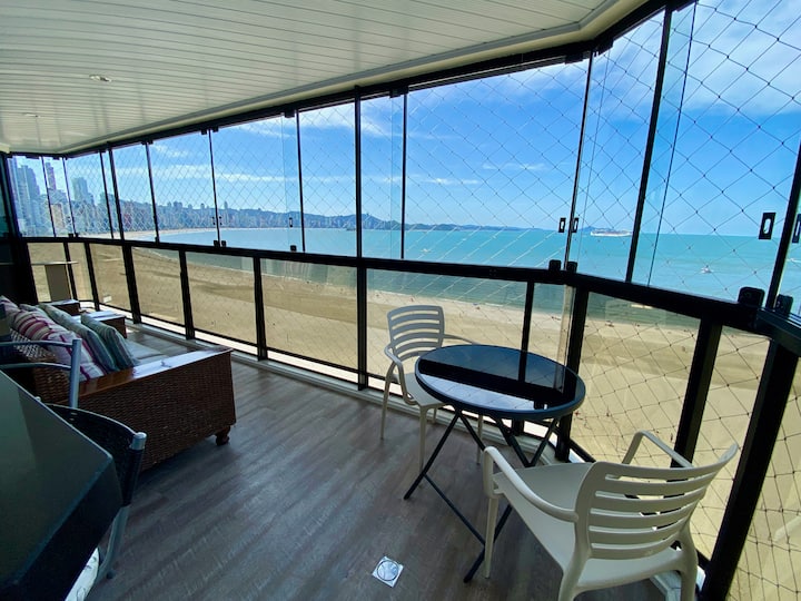 Frente Mar! Sacada C/ Churrasq; 4 Qtos ; 2 Vagas - Balneário Camboriú