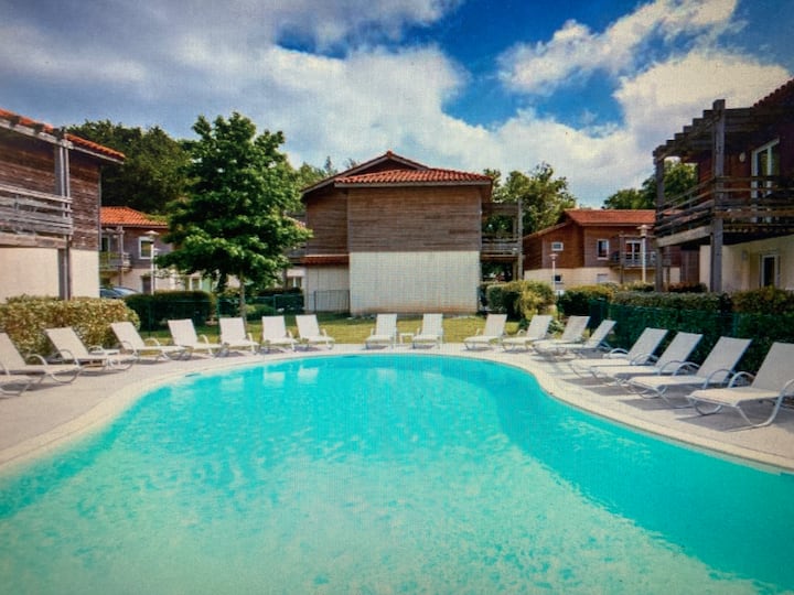 Coquet T2 Cabine Au Bord Du Lac - Sainte-Eulalie-en-Born