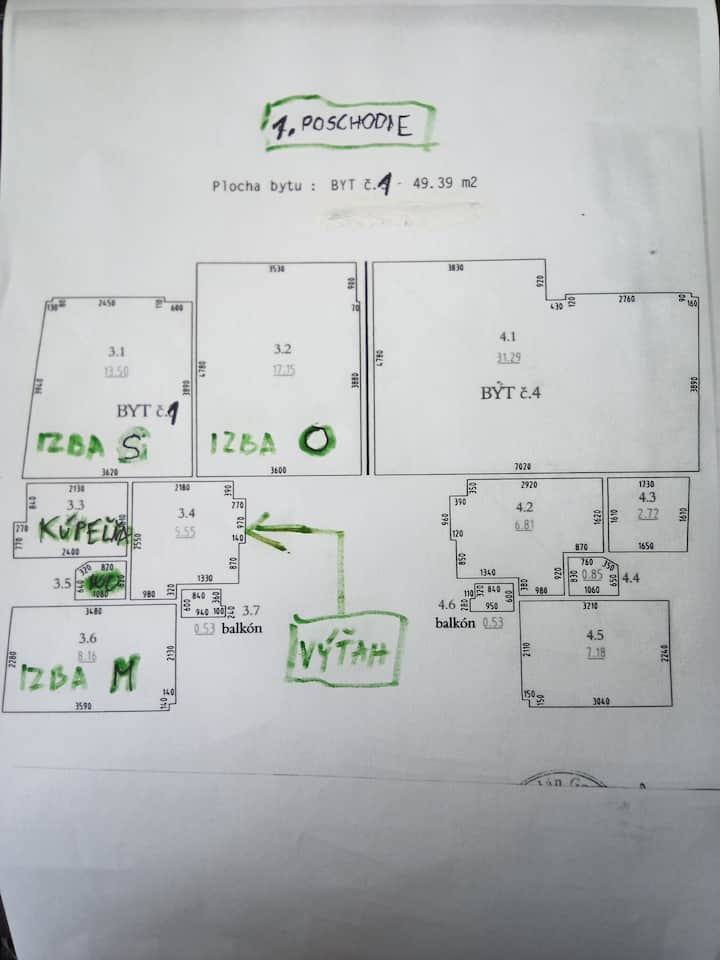 Namestie Slobody - Apartmany 1,2 - Bratislava