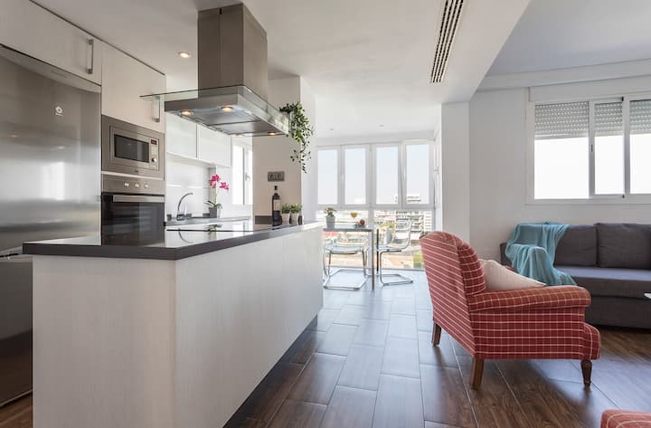 Avda Planta 11 Vistas Bahía Playa - カディス