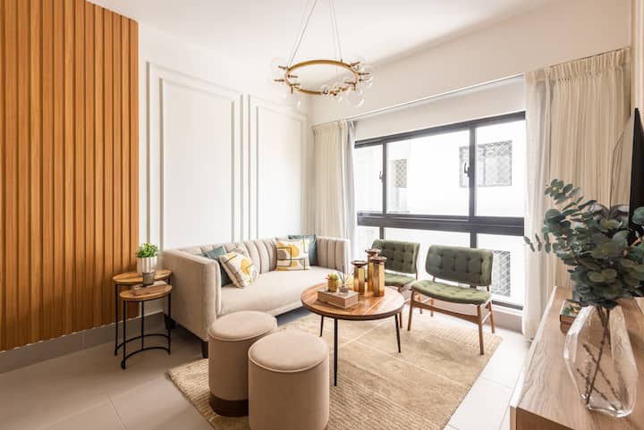 Lujoso Apto 1h, 2b Con/piscina - Santo Domingo