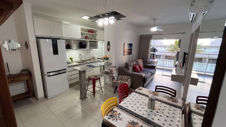 Apto A/c Piscina Varanda Gourmet E Pet Friendly - Ubatuba