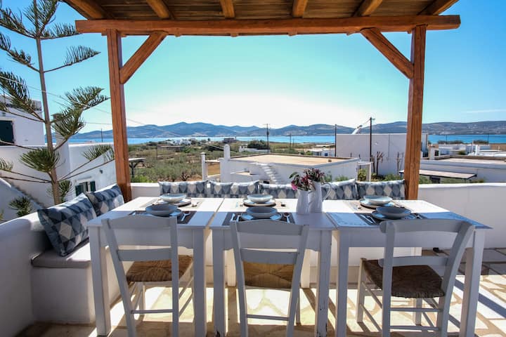 Seafront Wind Of Happiness Villa - Paros