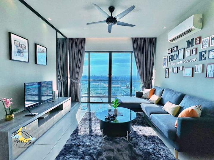 Seaview Cityview 2-5pax Videogames 5mins To Jonker - Malacca