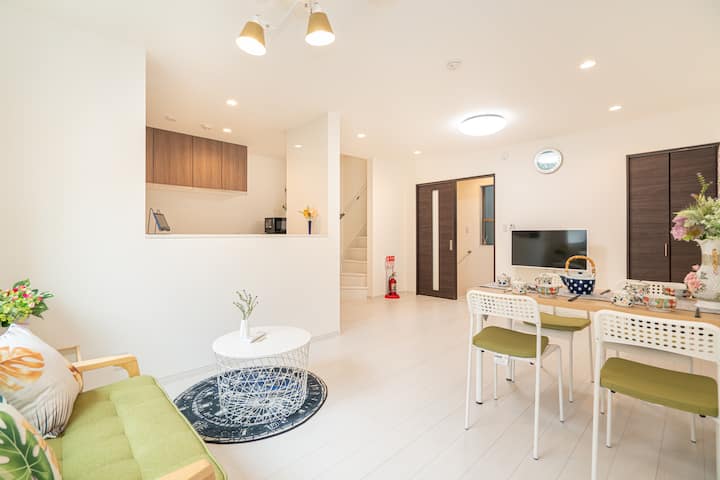 押上·晴空塔·浅草寺商圈C隅田川附近/豪华家庭套房/机场直达/new一户建&小型停车位/可接送地铁站 - Maihama