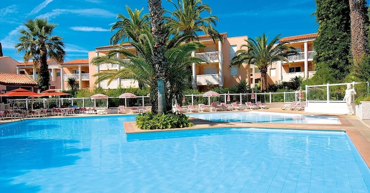 T3 A/c, Parking, Piscine, Plage à 350m, Wifi - Golfe-Juan