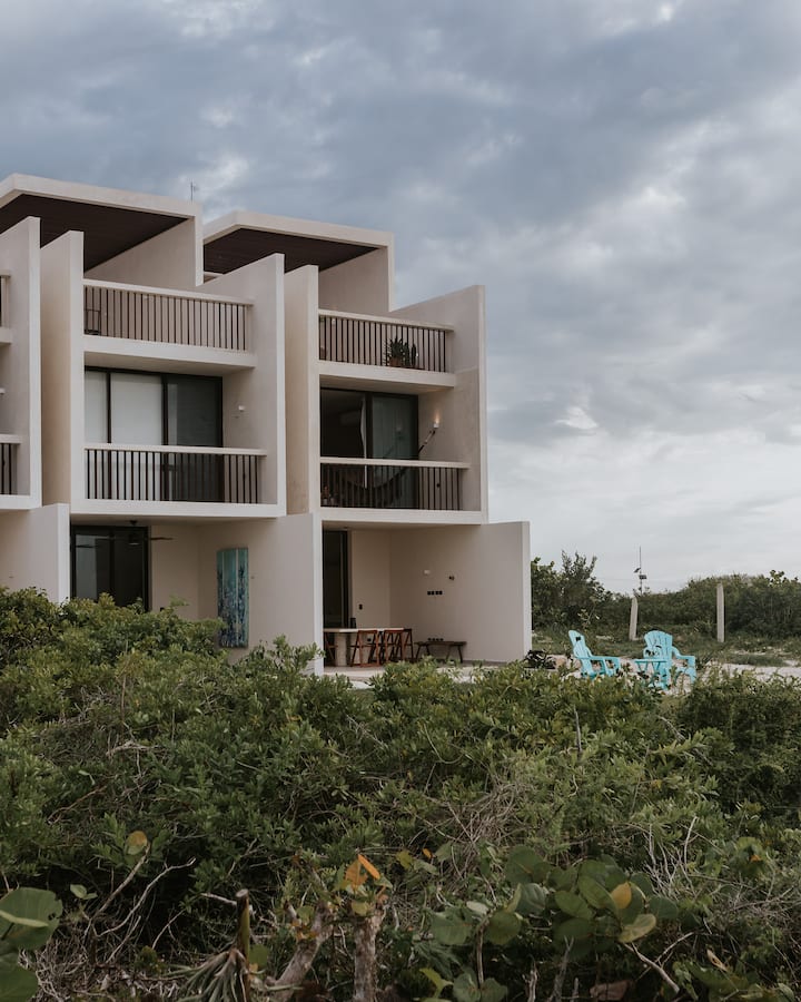 Casita Plis- Villa De 4 Habitaciones Frente Al Mar - Telchac Puerto