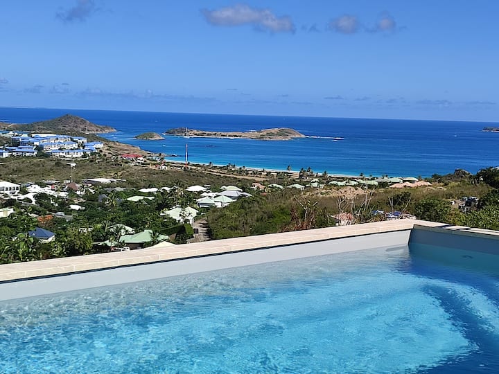 Villa Azur, Superbe Vue Sur La Baie Orientale - Saint-Martin