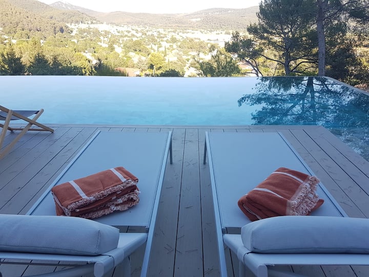 Villa D'architecte - Vue Et Piscine Infinie - Roquevaire