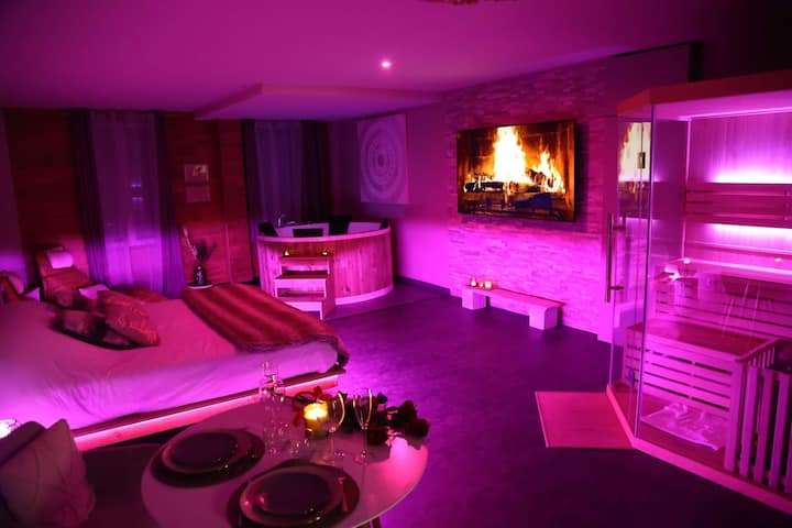 Suite La Manova Charme&détente Sauna Jacuzzi - Cher